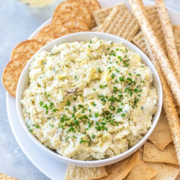 Roasted Garlic and Artichoke Dip - Simply Whisked