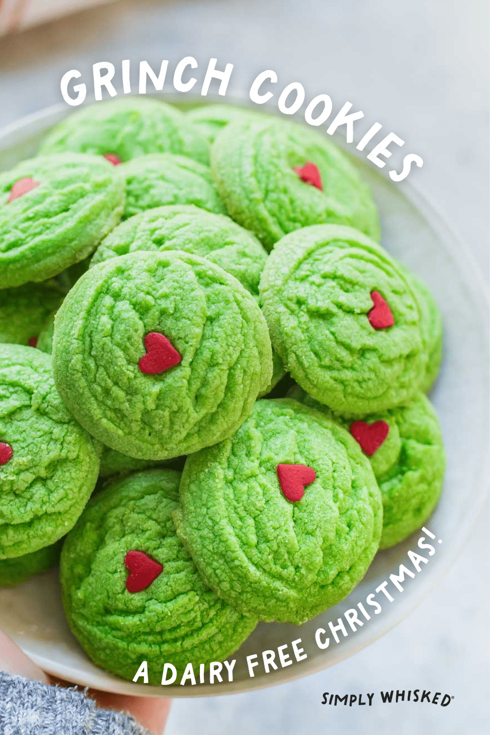Grinch Cookies (Dairy Free) - Simply Whisked