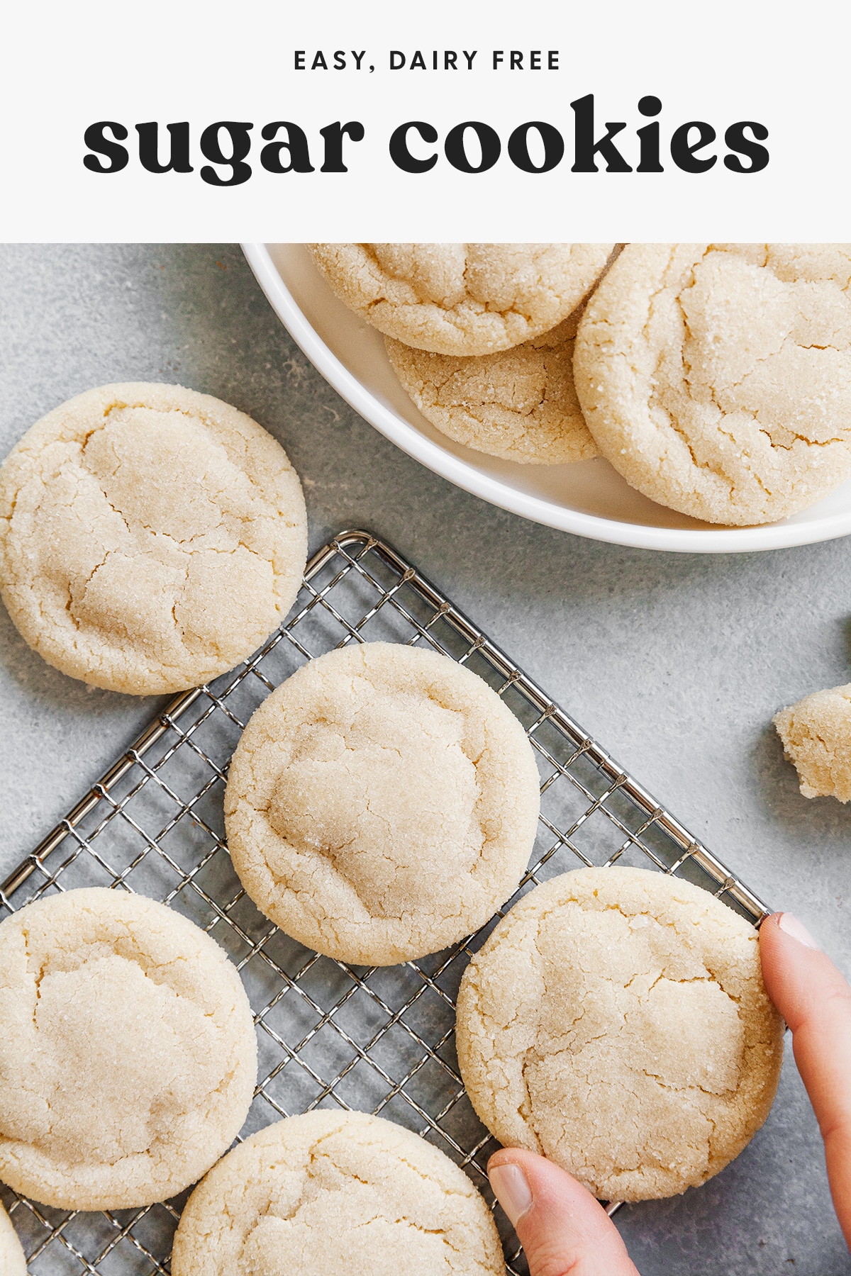 Super Soft Sugar Cookies (Dairy Free) - Simply Whisked
