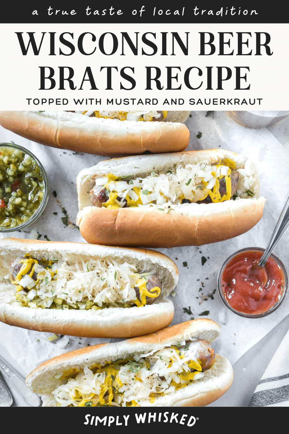 Wisconsin Beer Brats - Simply Whisked