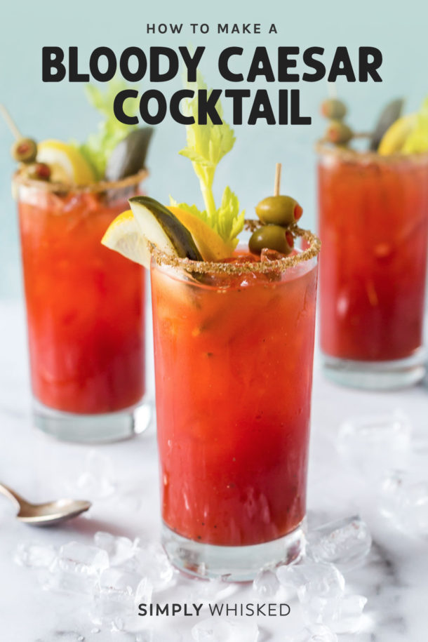 Bloody Caesar Cocktail - Simply Whisked