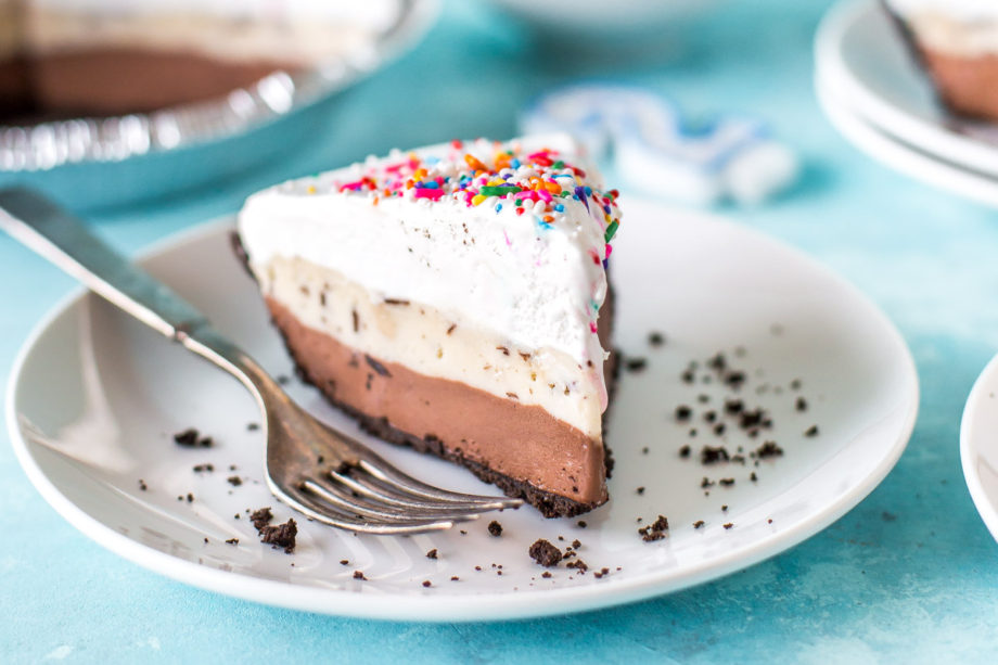 4 Layer, Ice Cream Pie (Dairy Free, Vegan) - Simply Whisked