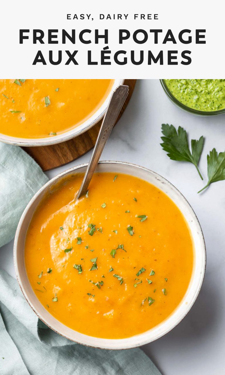 Potage aux Legumes (Creamy Vegetable Soup) - Simply Whisked