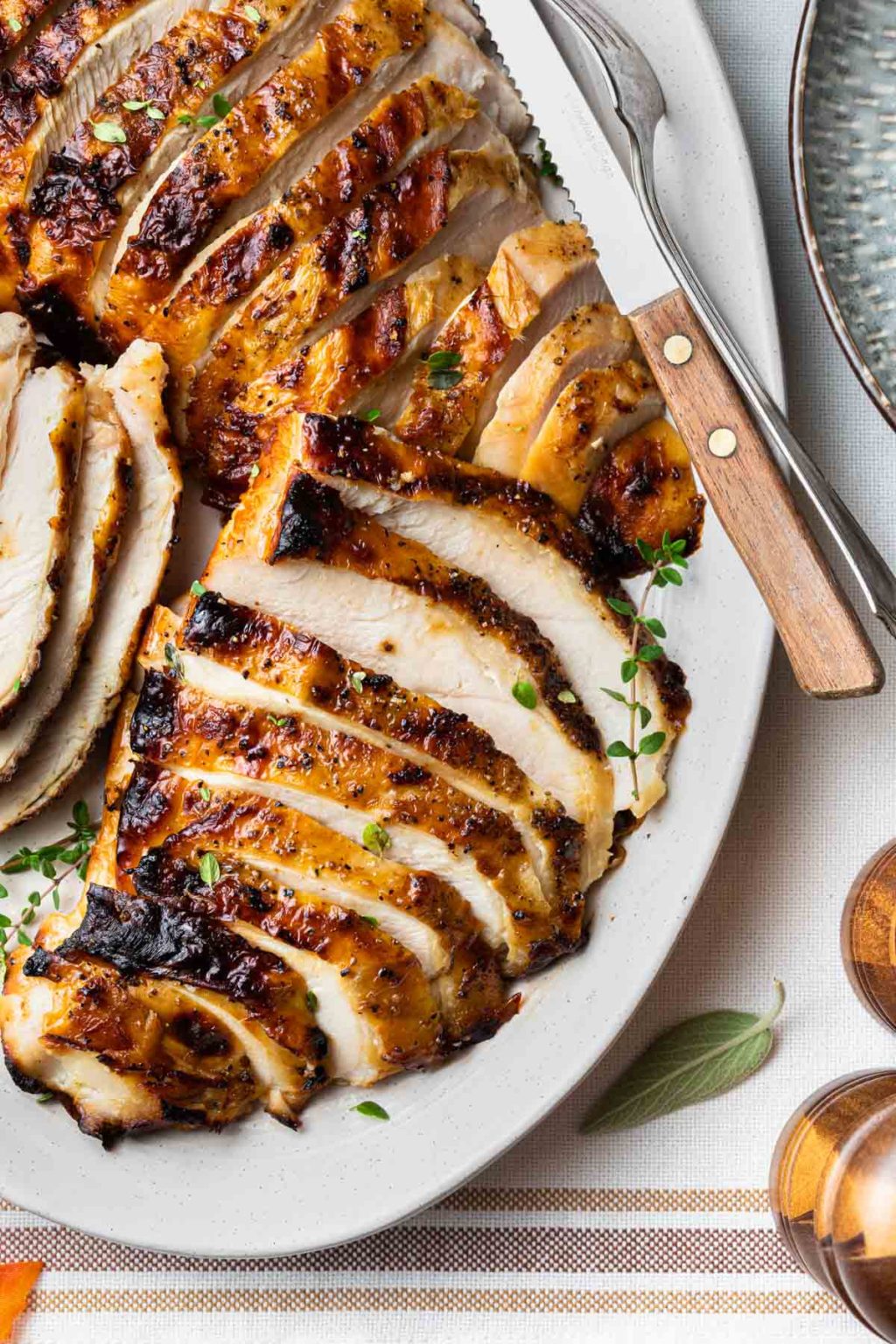 Grilled Turkey Breast (Apple Cider Brined) - Simply Whisked