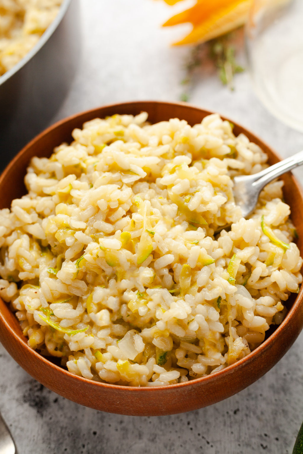 Zucchini Risotto (Dairy Free, Vegan Option) - Simply Whisked