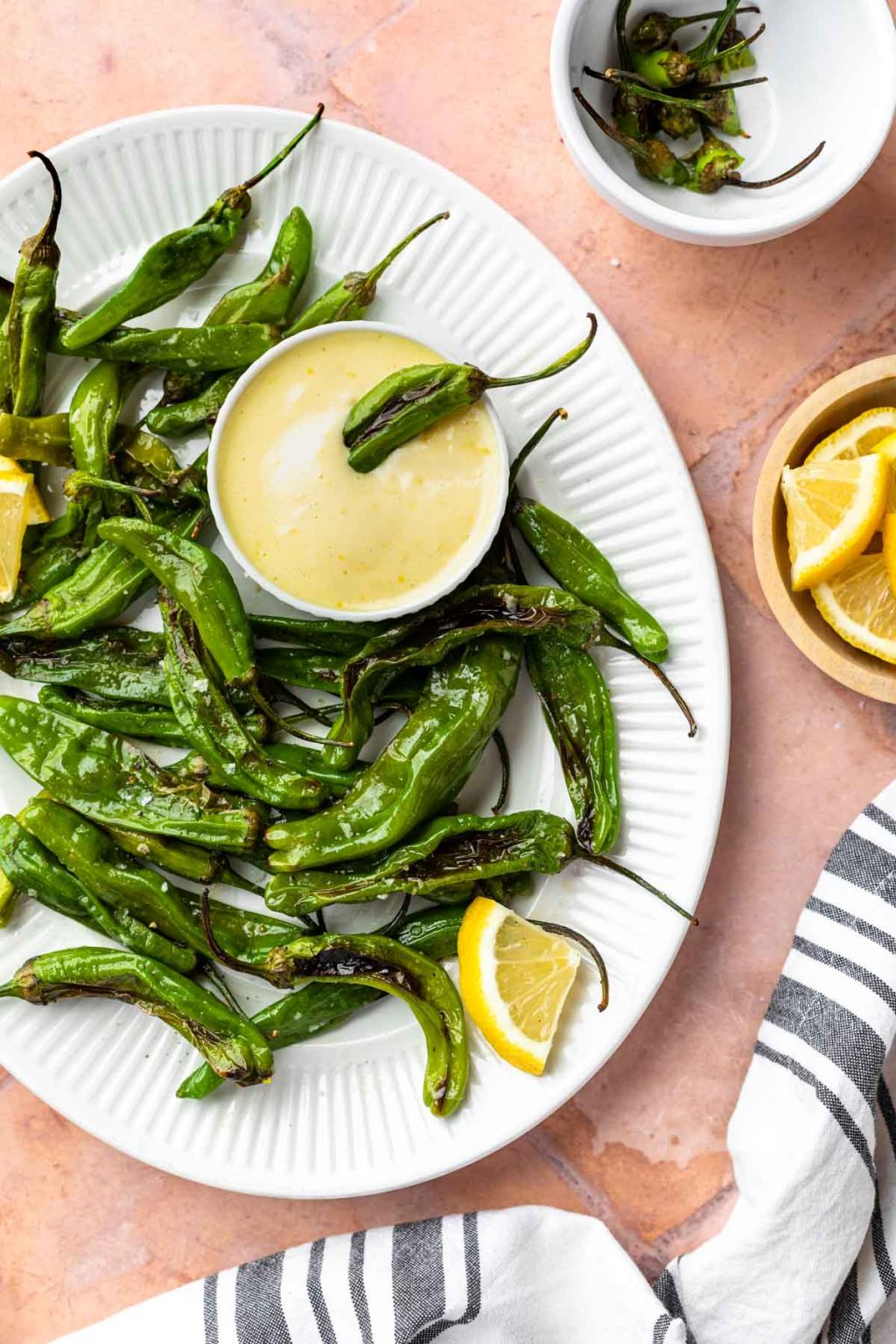 Roasted Shishito Peppers - Simply Whisked