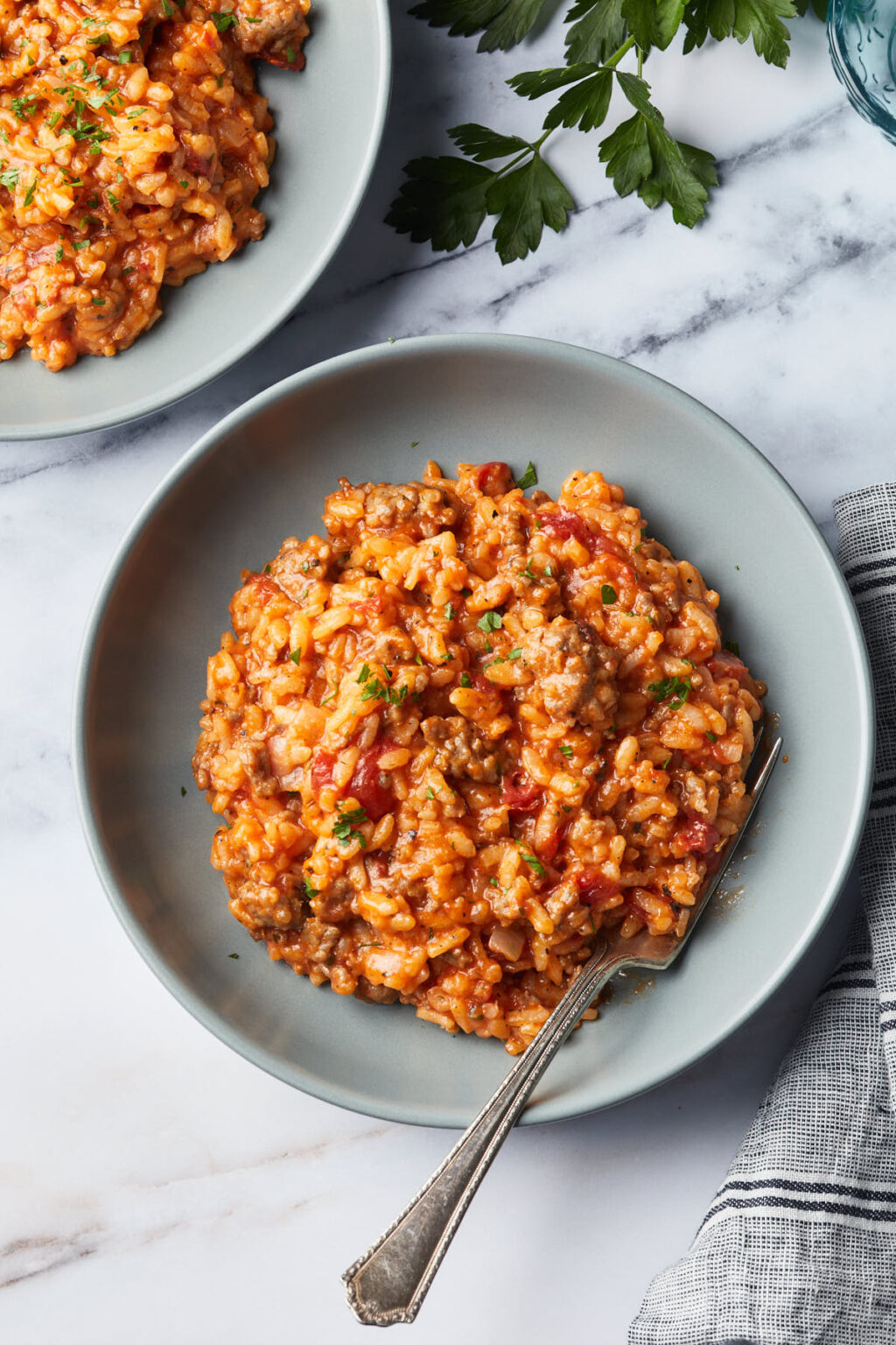 Italian Sausage Risotto - Simply Whisked