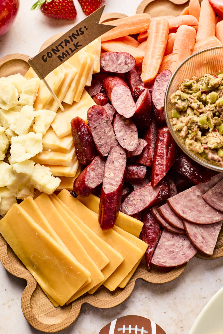 Game Day Snack Board (food allergy friendly!) - Simply Whisked