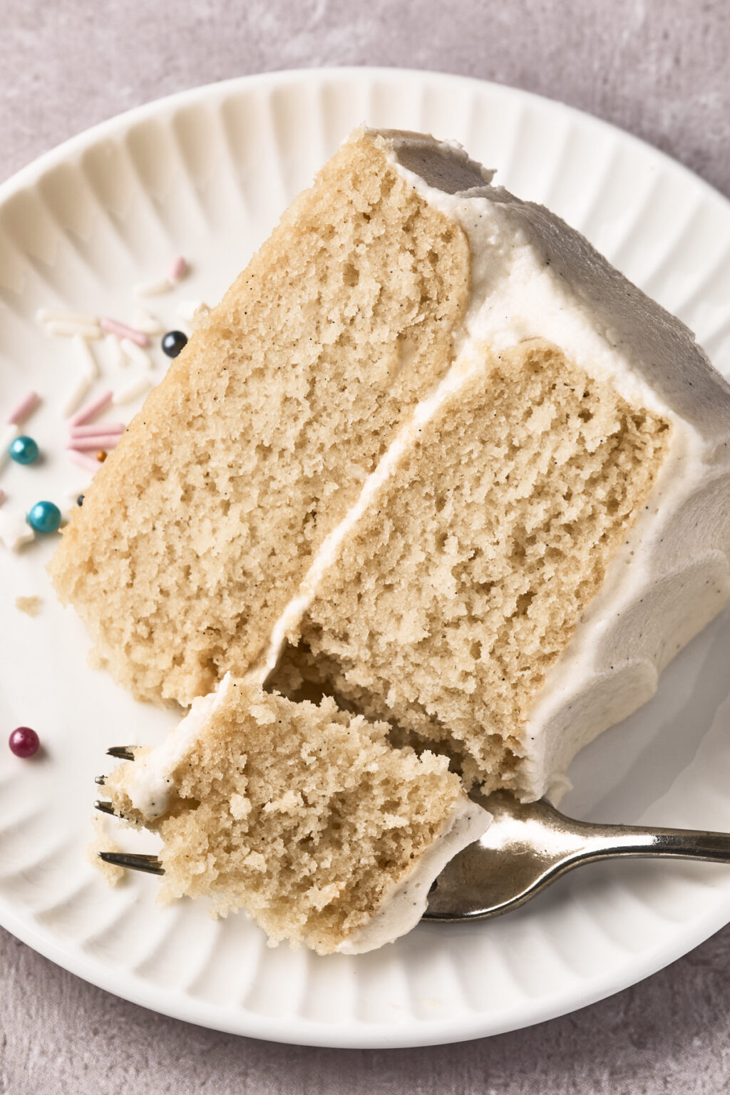 Dairy Free Vanilla Cake - Simply Whisked
